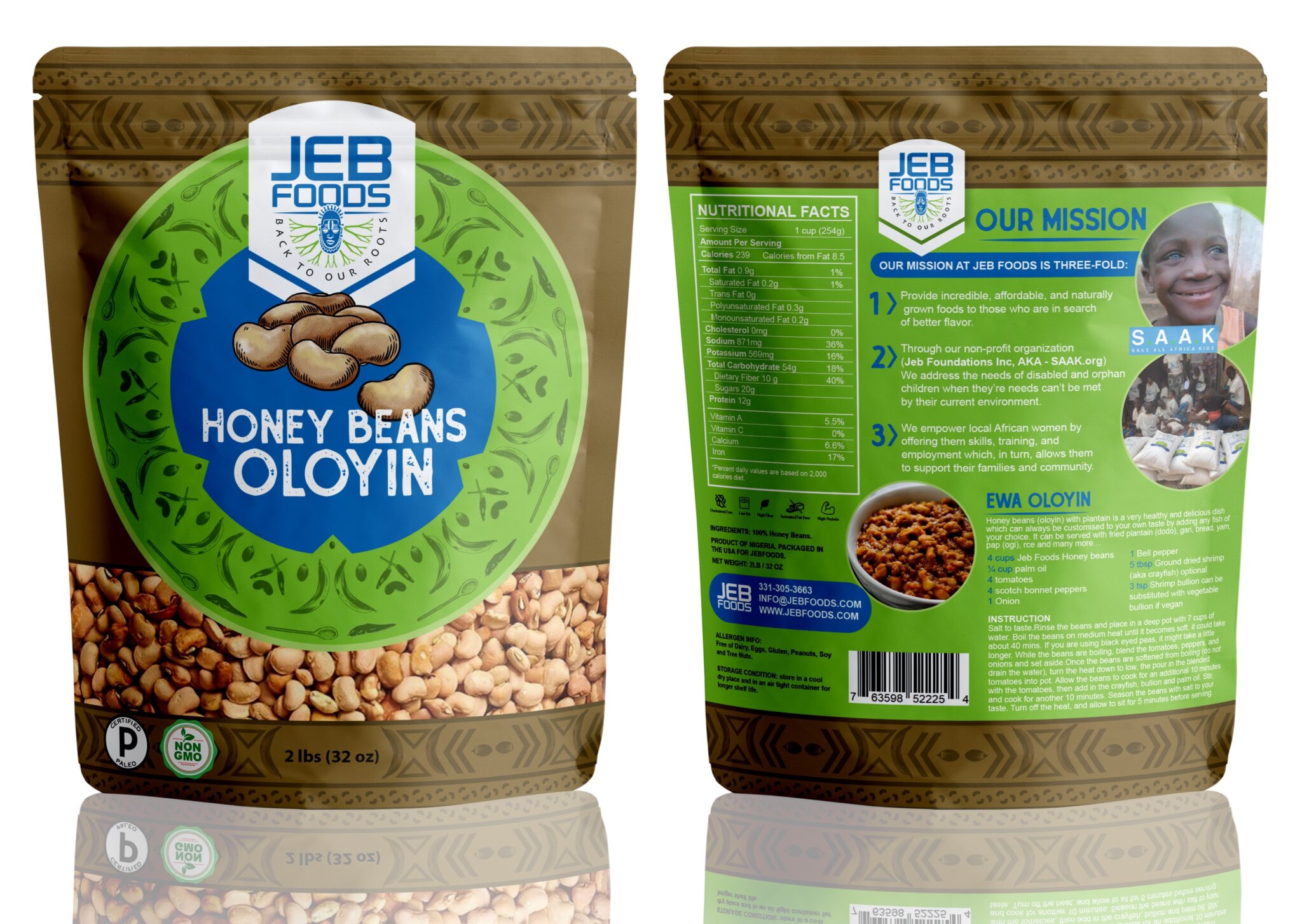 Honey Beans Oloyin 4lbs at Jeb Foods